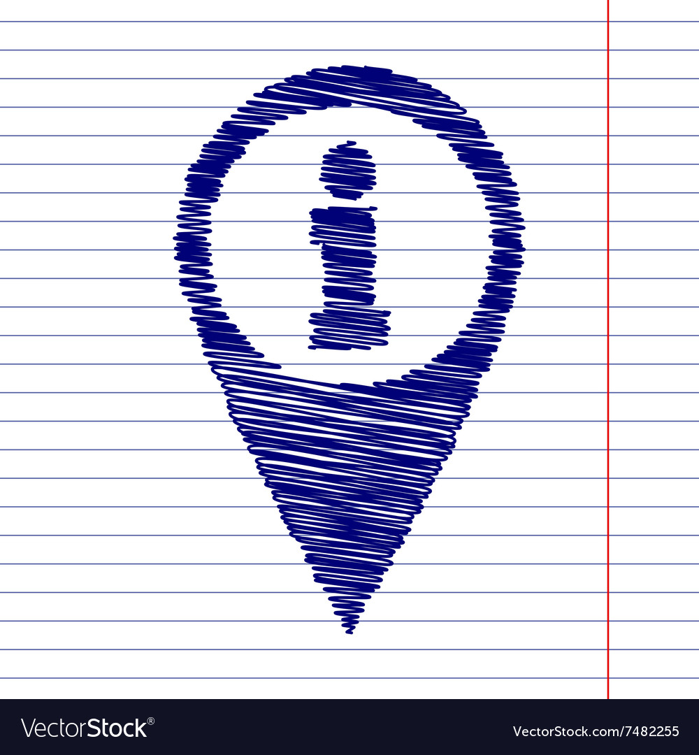 Map pointer sign Royalty Free Vector Image - VectorStock