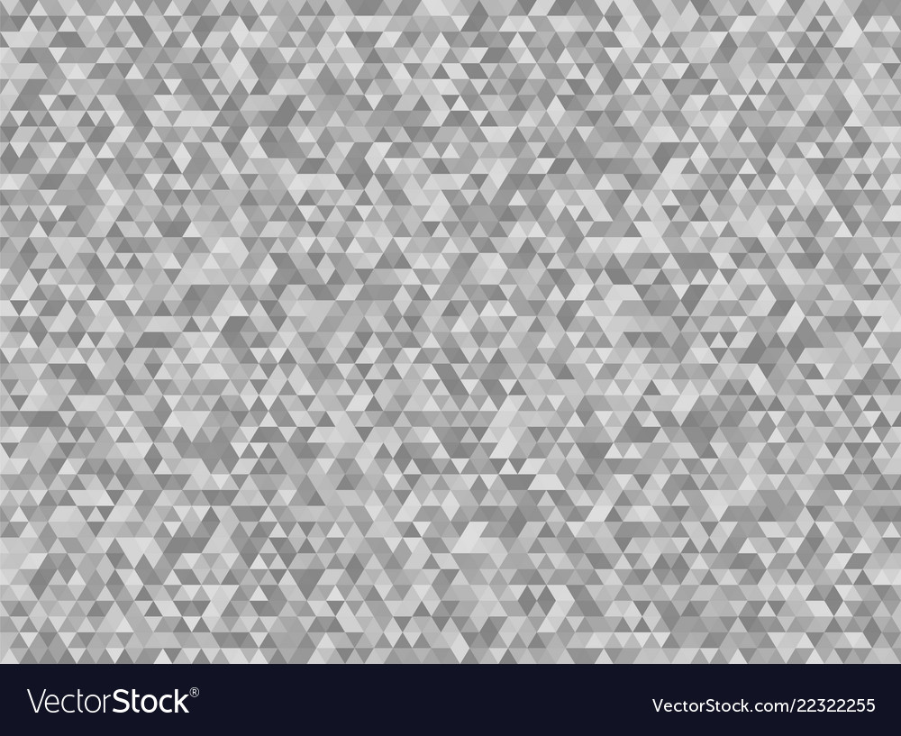 Simple black and white triangular background Vector Image