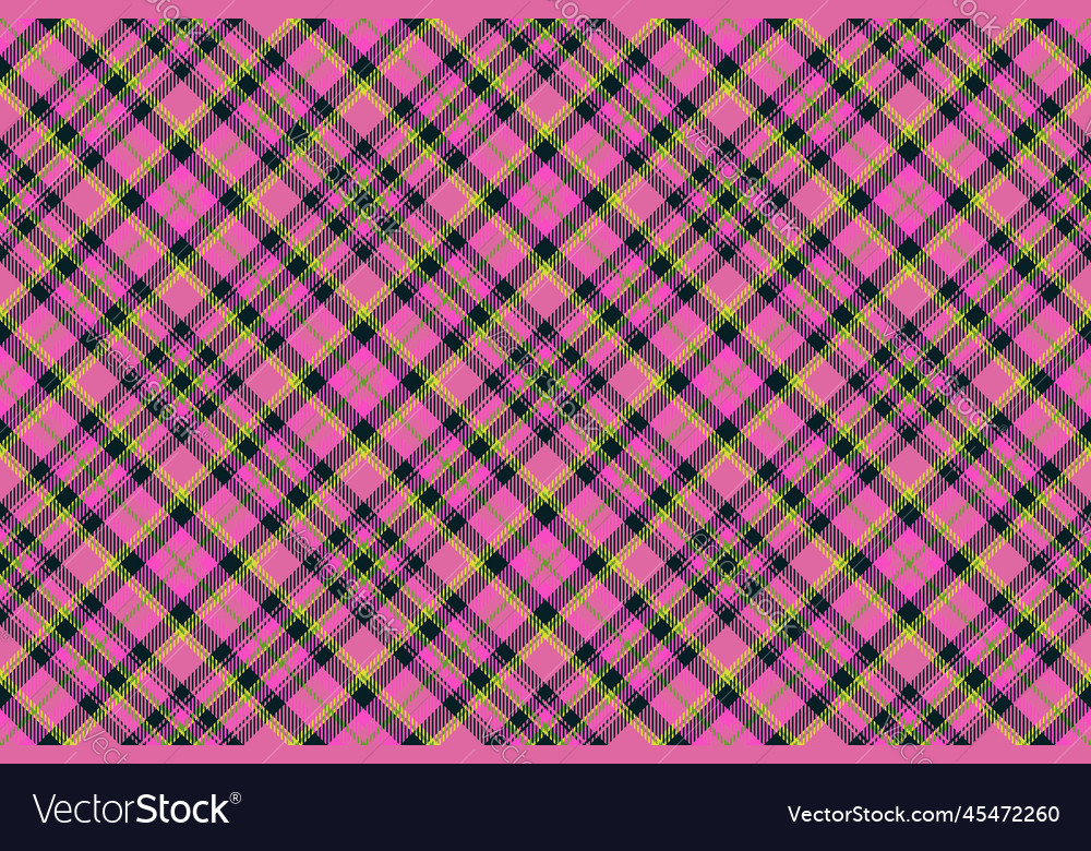 Check pattern texture textile seamless background Vector Image