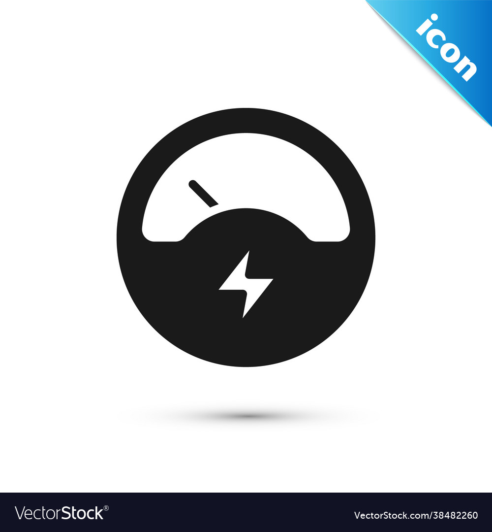 Grey ampere meter multimeter voltmeter icon Vector Image Grey ampere meter multimeter voltmeter icon Vector Image