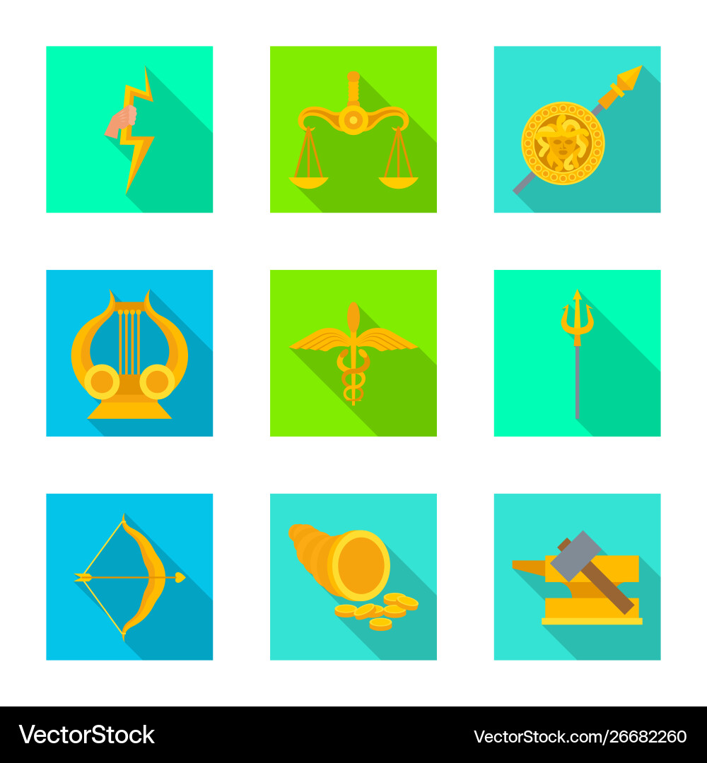 Isolated object deity and antique symbol Vector Image