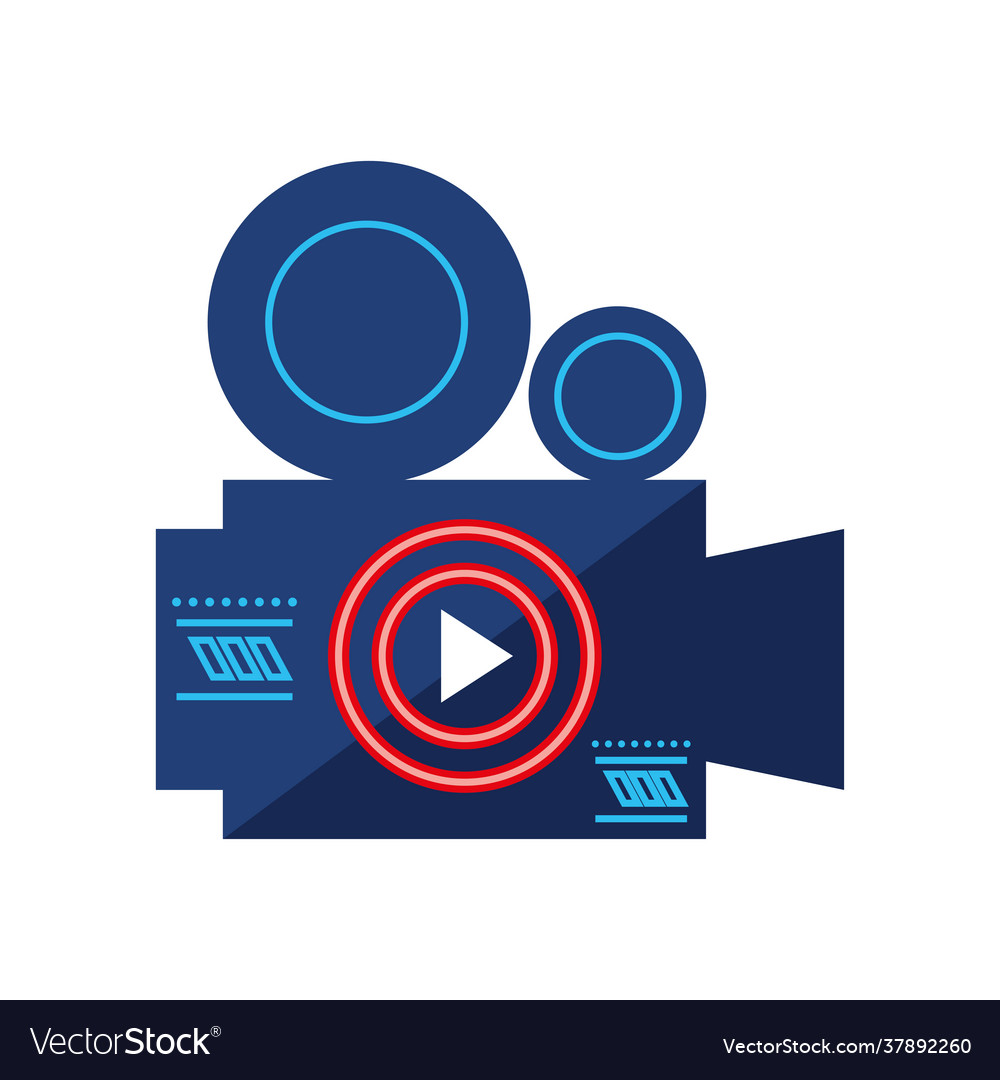 Live stream camera Royalty Free Vector Image - VectorStock