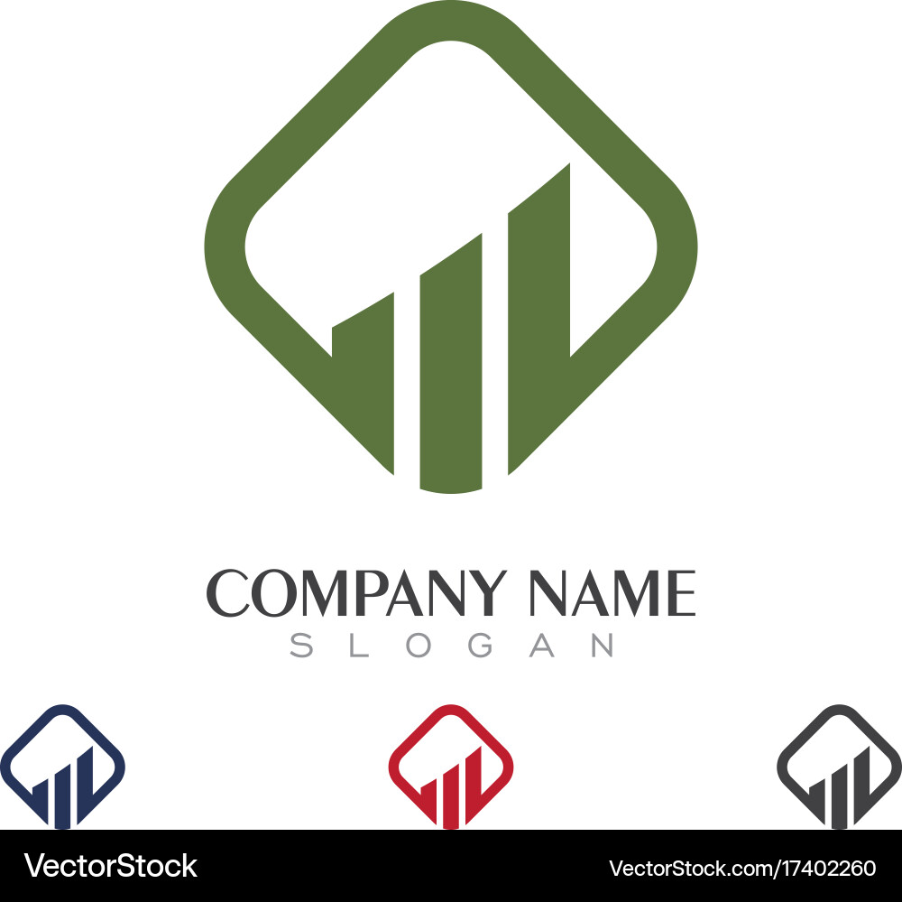 Property logo template Royalty Free Vector Image