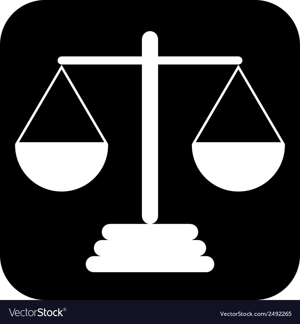 Scale icon Royalty Free Vector Image - VectorStock