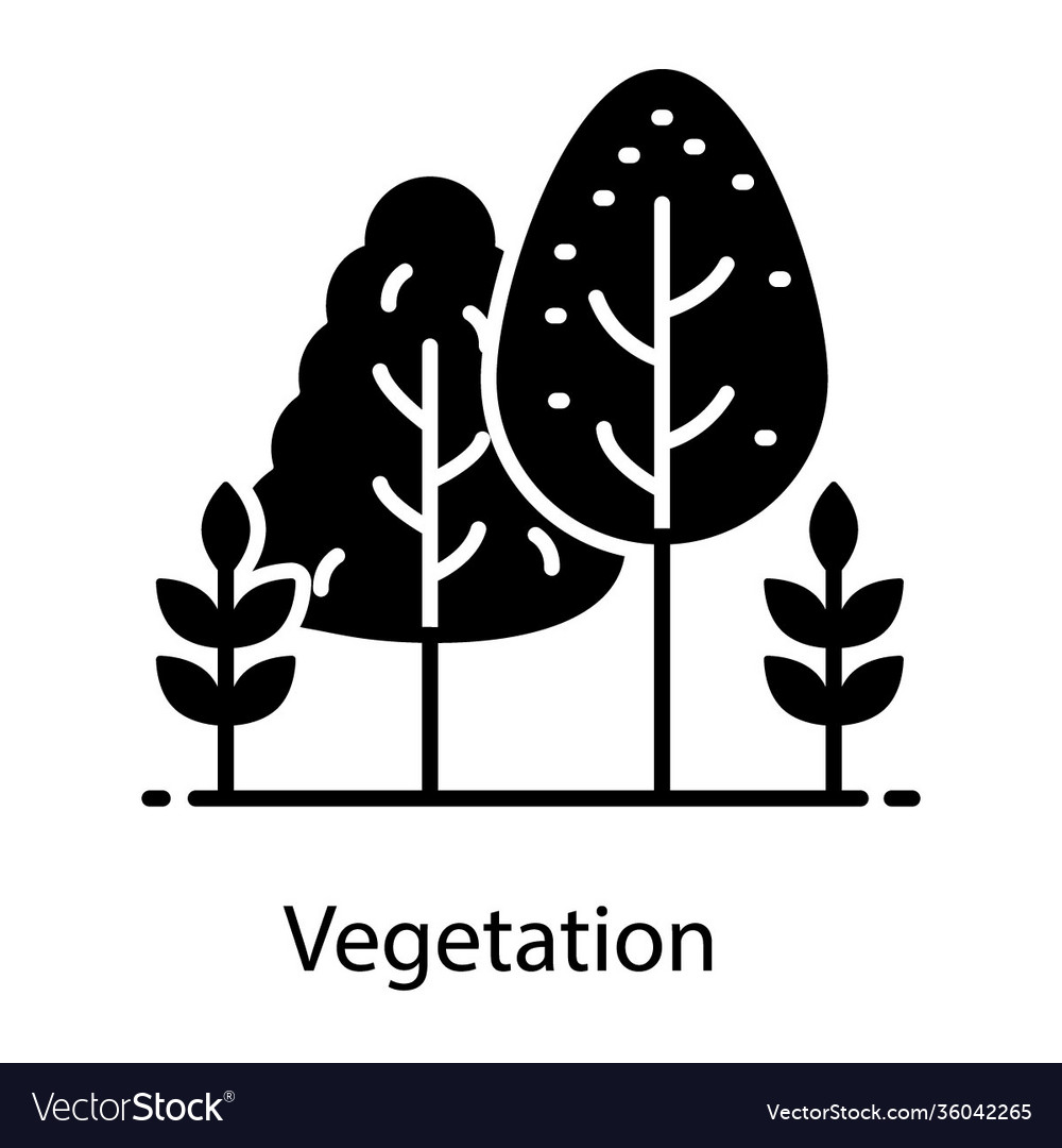 Vegetation Royalty Free Vector Image - VectorStock