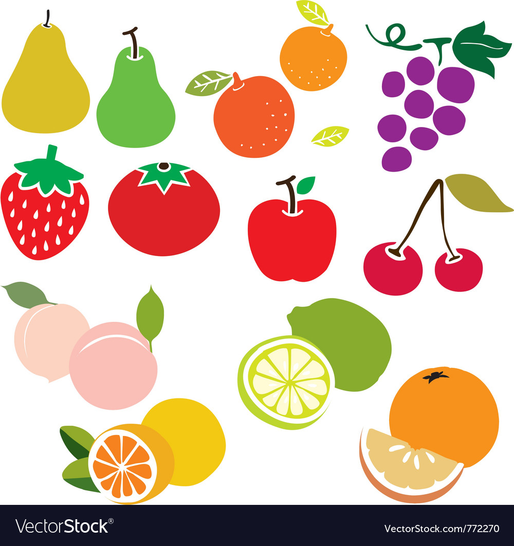Fruit Royalty Free Vector Image - VectorStock