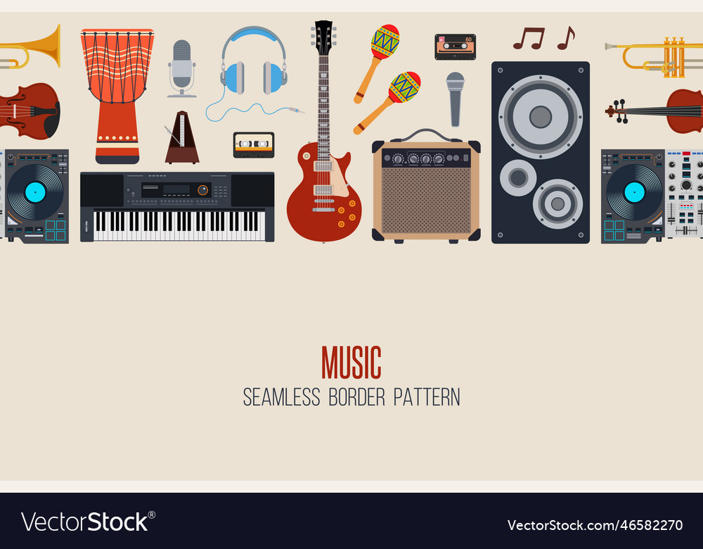 Musical Instruments Border
