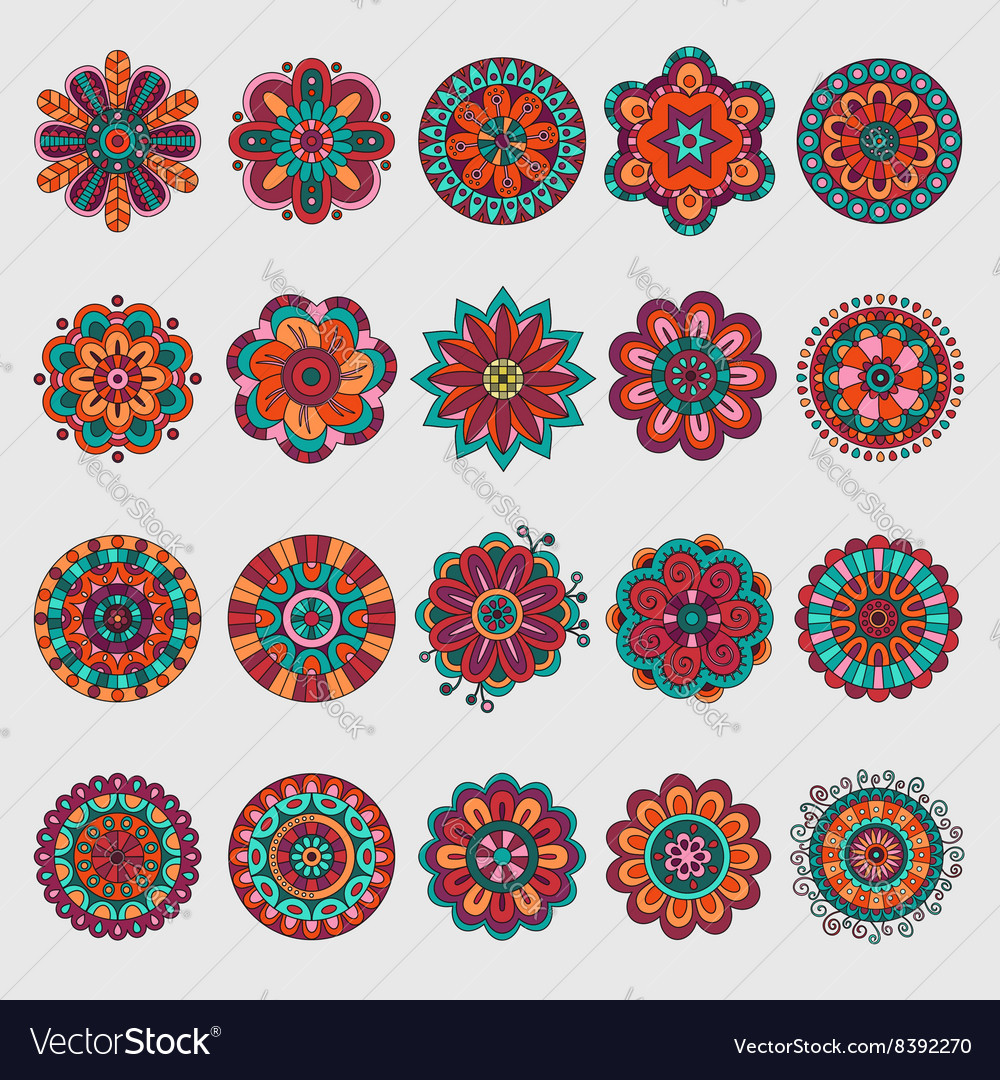 Set Of Floral Design Elements Royalty Free Vector Image set-of-floral-design-elements-royalty-free-vector-image