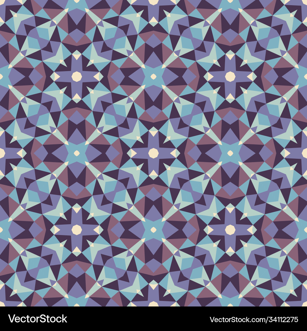 Abstract geometric background seamless pattern Vector Image