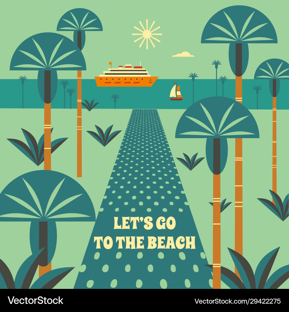 Time to travel poster Royalty Free Vector Image