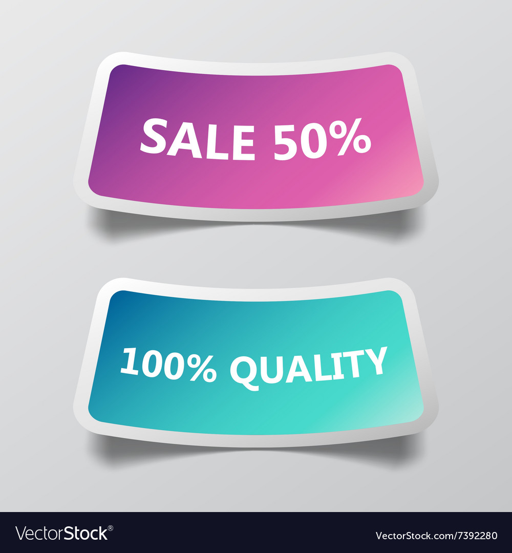 Abstract labels Royalty Free Vector Image - VectorStock