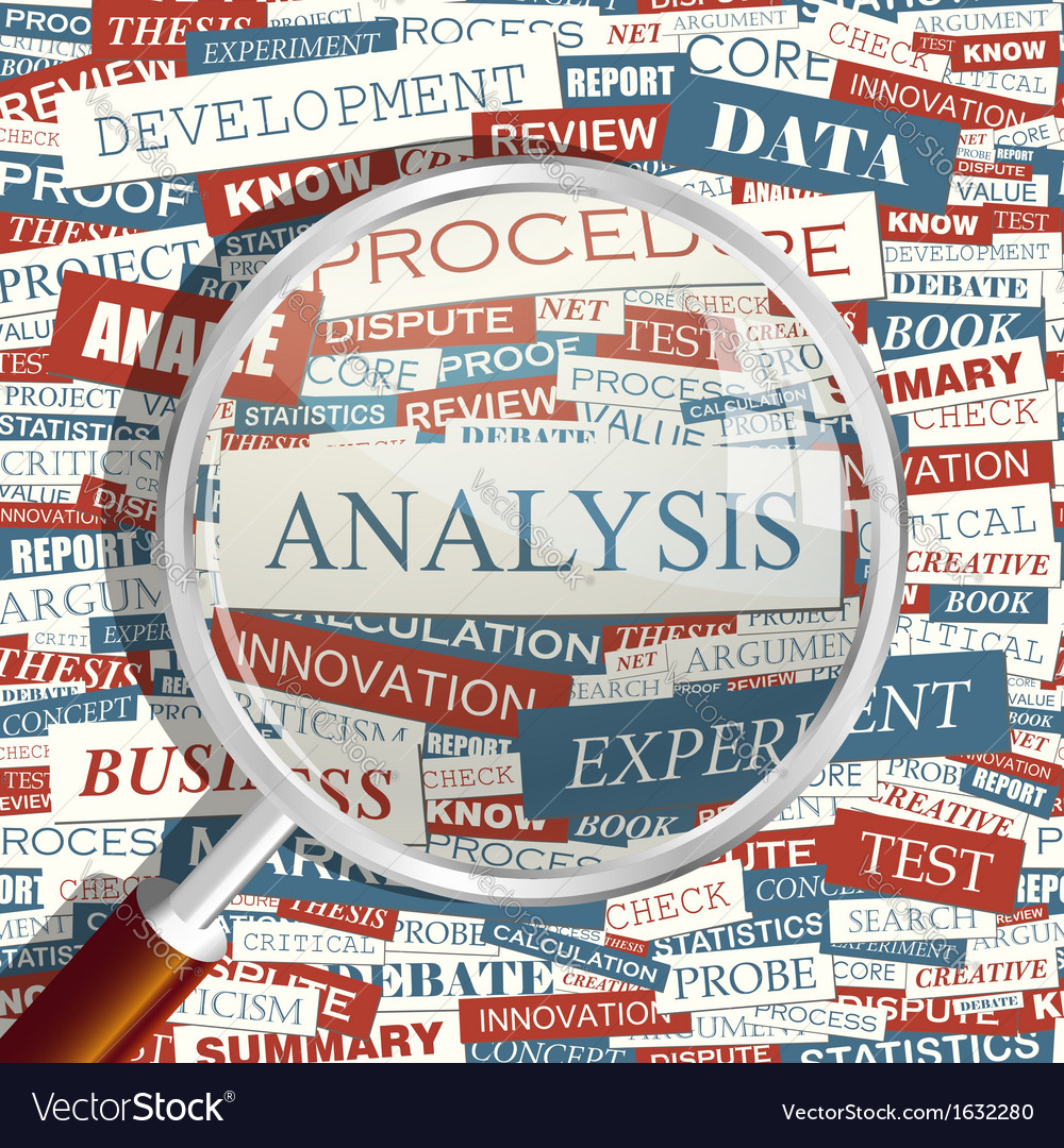 Analysis Royalty Free Vector Image - VectorStock