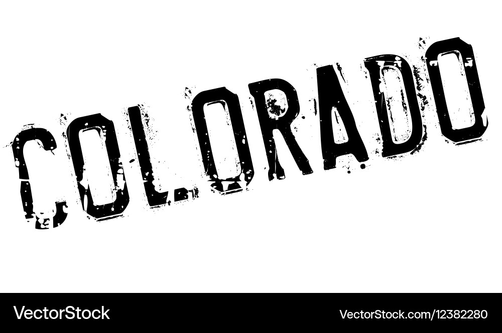 Colorado stamp rubber grunge Royalty Free Vector Image