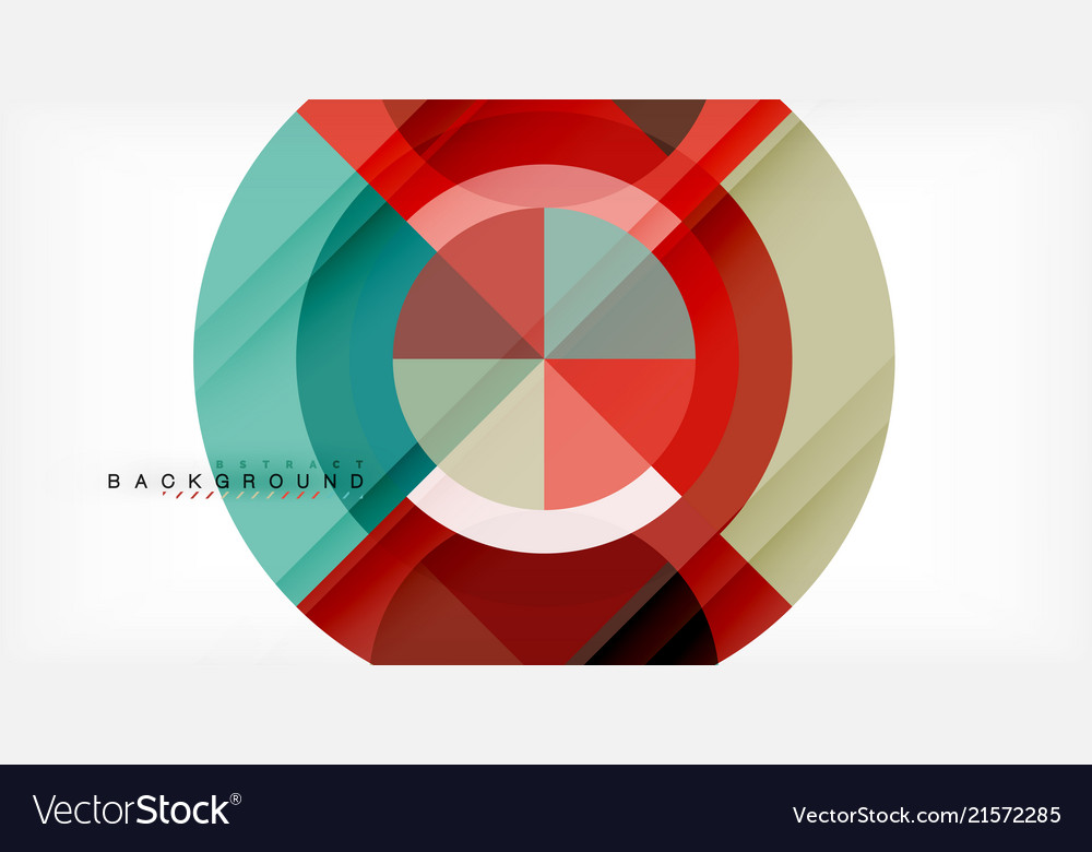 Circle abstract background Royalty Free Vector Image