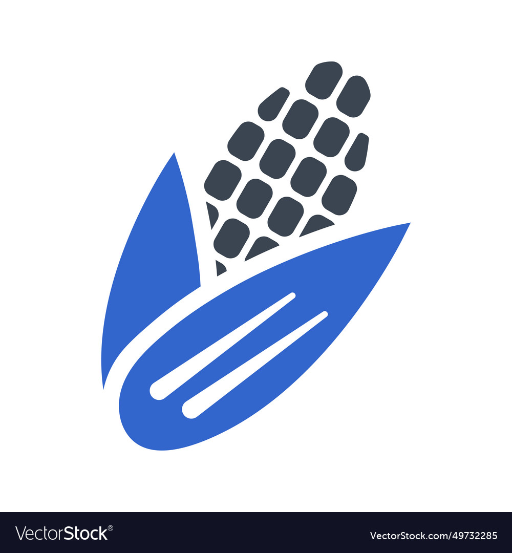 Corn icon Royalty Free Vector Image - VectorStock
