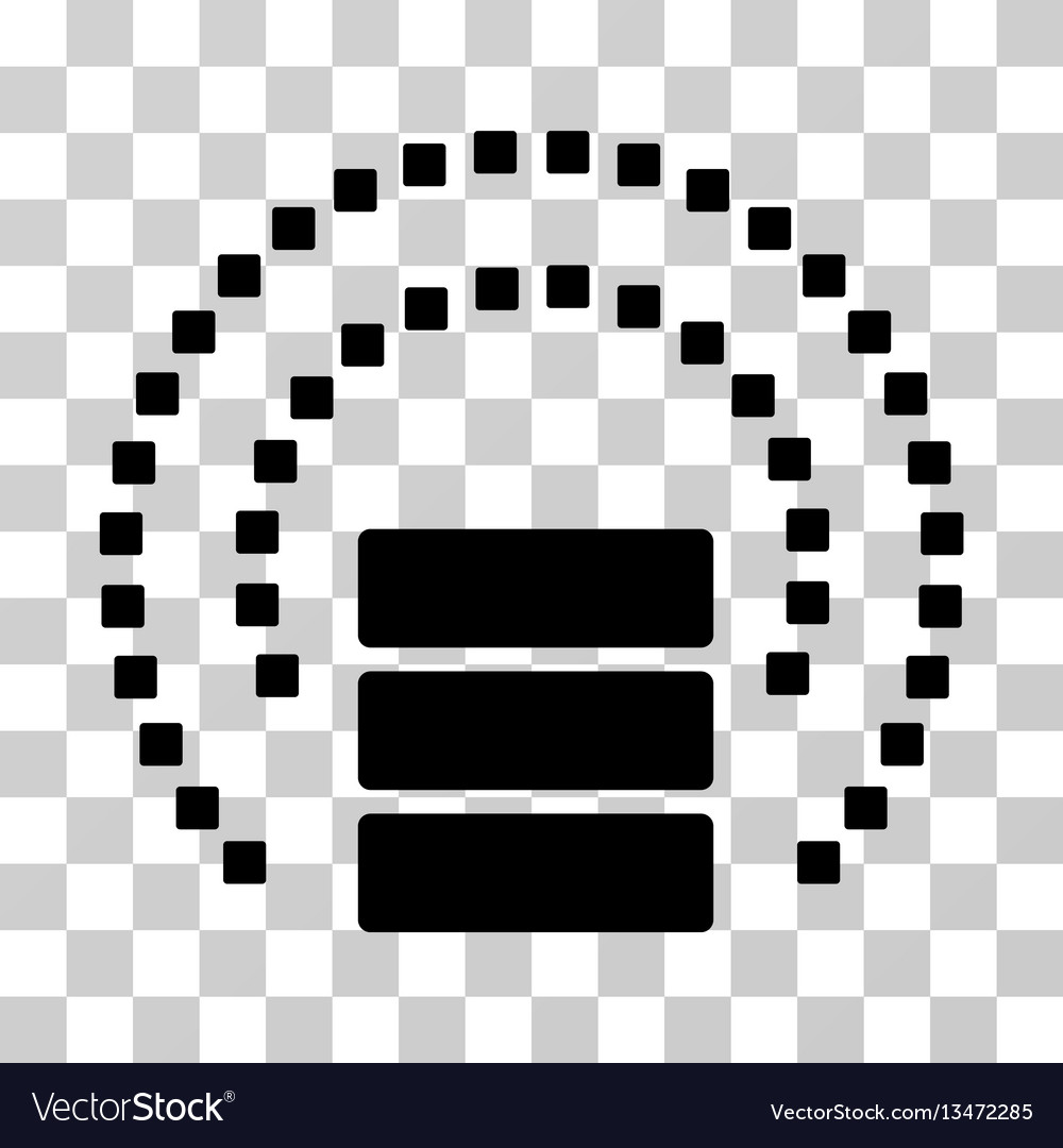 Database sphere shield icon Royalty Free Vector Image