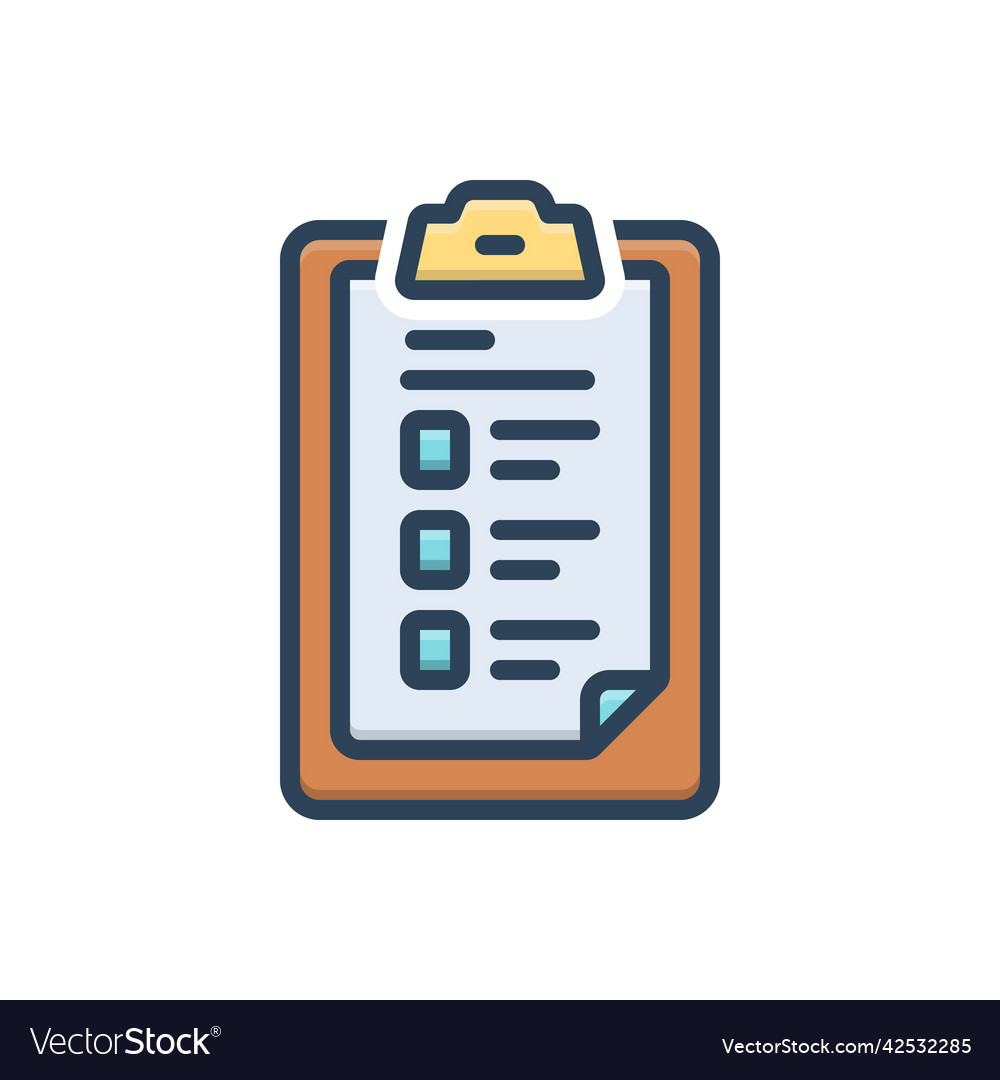 List Royalty Free Vector Image - VectorStock
