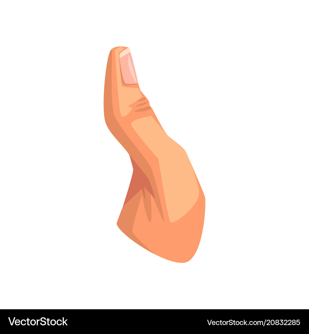 Male thumb human body part Royalty Free Vector Image