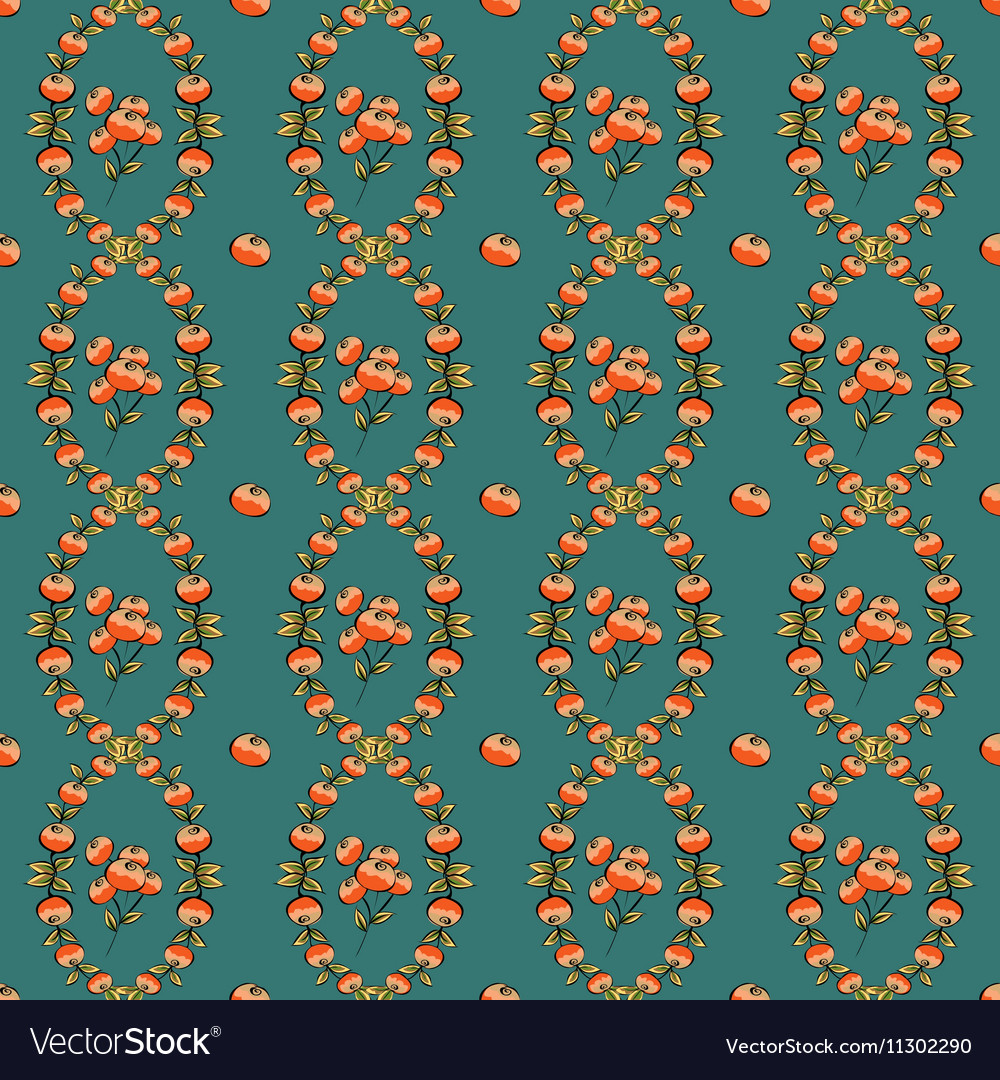 Abstract berries seamless pattern Royalty Free Vector Image