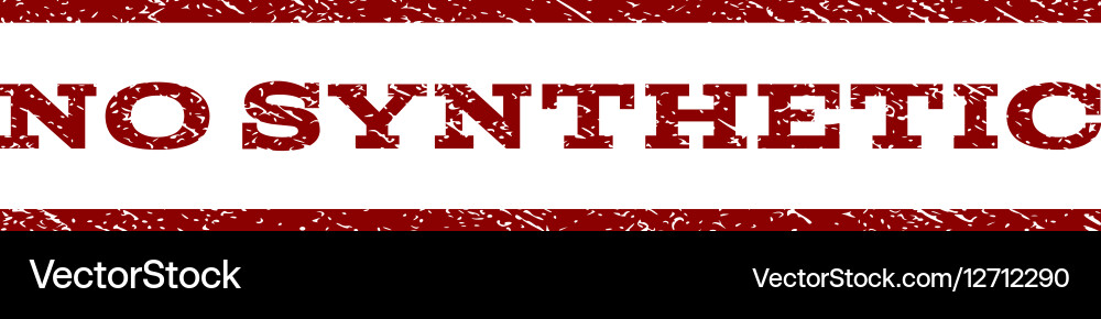 No synthetic watermark stamp Royalty Free Vector Image