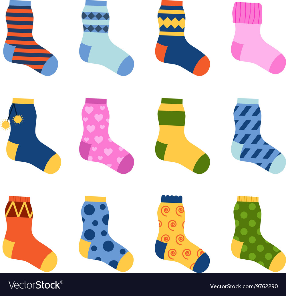Socks Royalty Free Vector Image - VectorStock