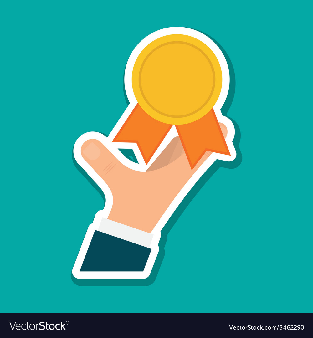 Solution design over white background Royalty Free Vector