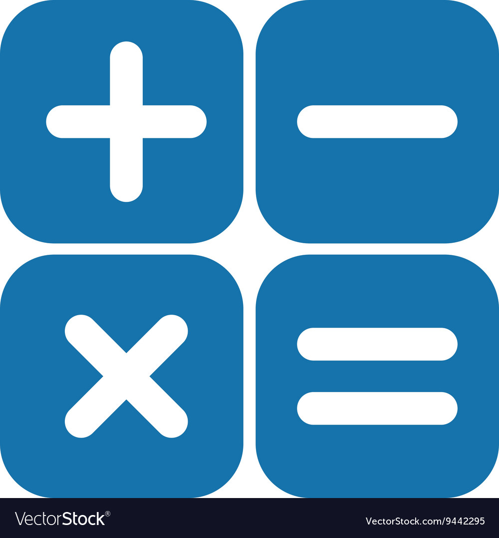 Arithmetic signs box Royalty Free Vector Image Arithmetic signs box Royalty Free Vector Image