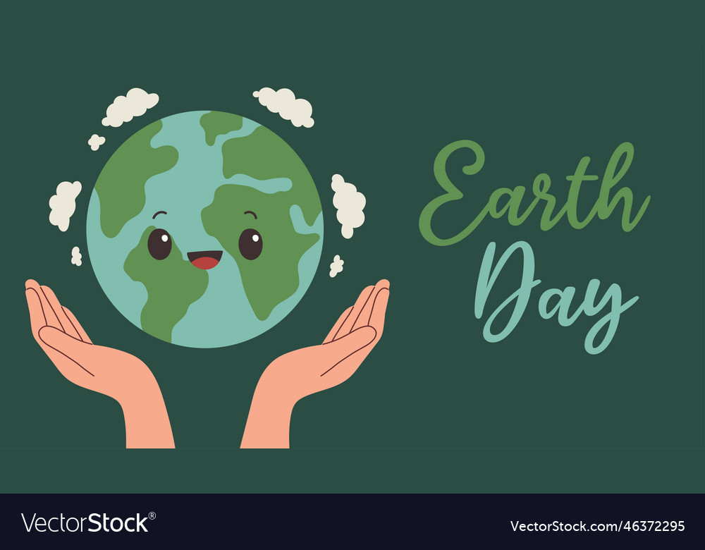 Earth day eco friendly concept world environment Vector Image