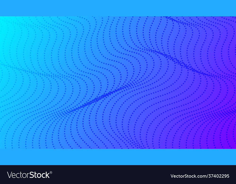 Halftone gradient background with dots Royalty Free Vector