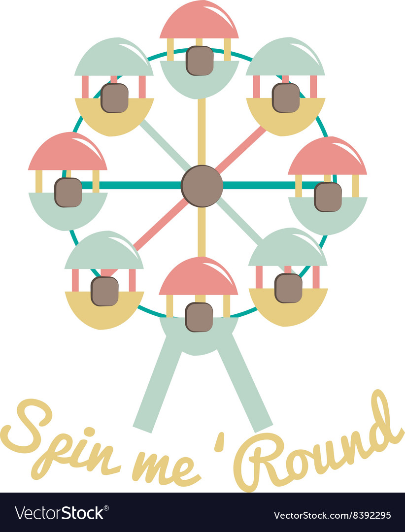 Spin me round Royalty Free Vector Image - VectorStock