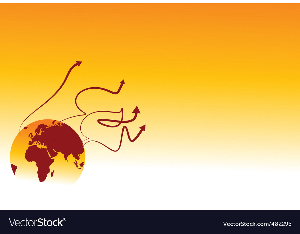 World direction Royalty Free Vector Image - VectorStock