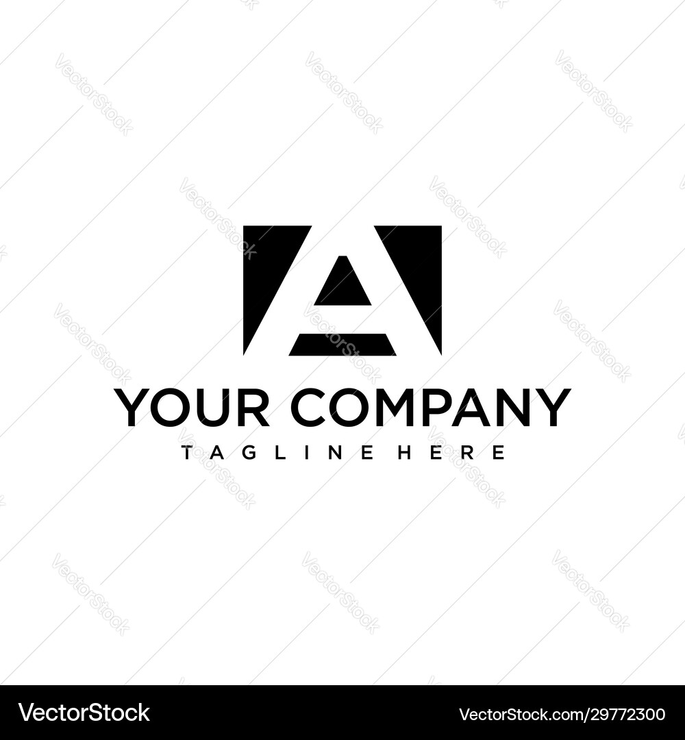 Monogram a logo Royalty Free Vector Image - VectorStock