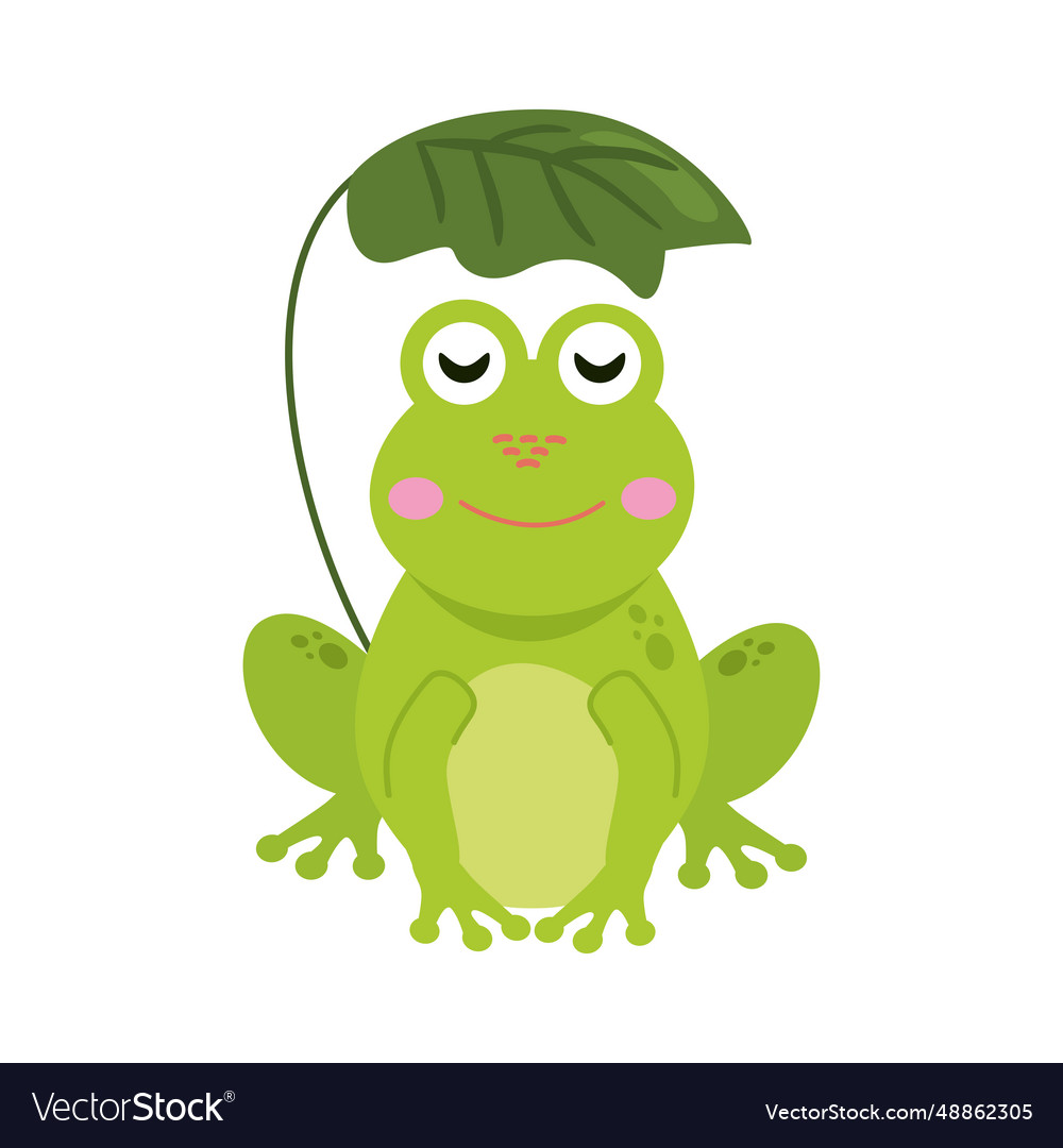 Cute frog Royalty Free Vector Image - VectorStock Cute frog Royalty Free Vector Image - VectorStock