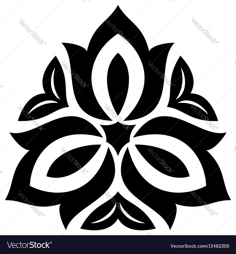 Floral abstract pattern Royalty Free Vector Image