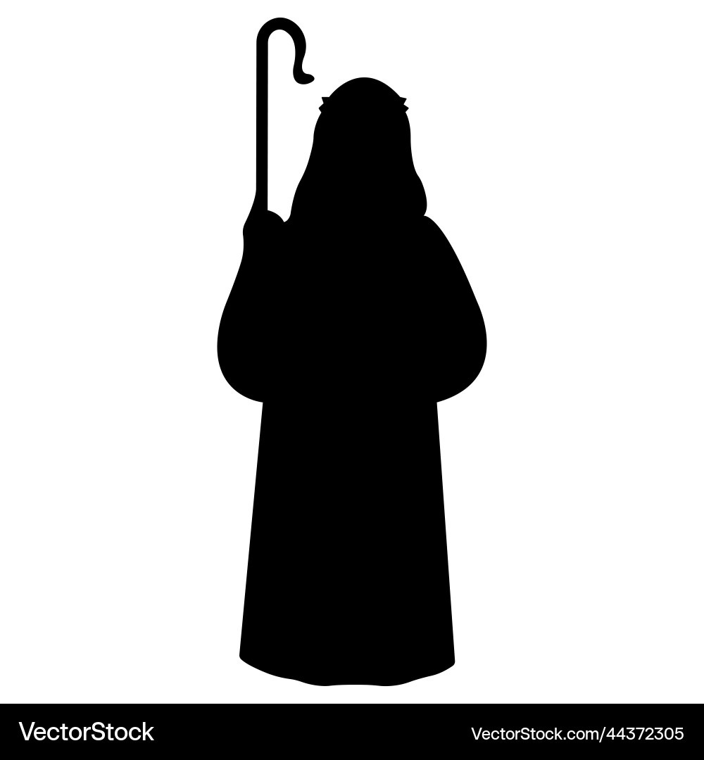 Icon of old eastern magi Royalty Free Vector Image