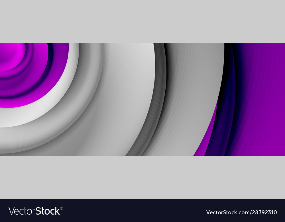 3d style abstract swirl circles modern Royalty Free Vector