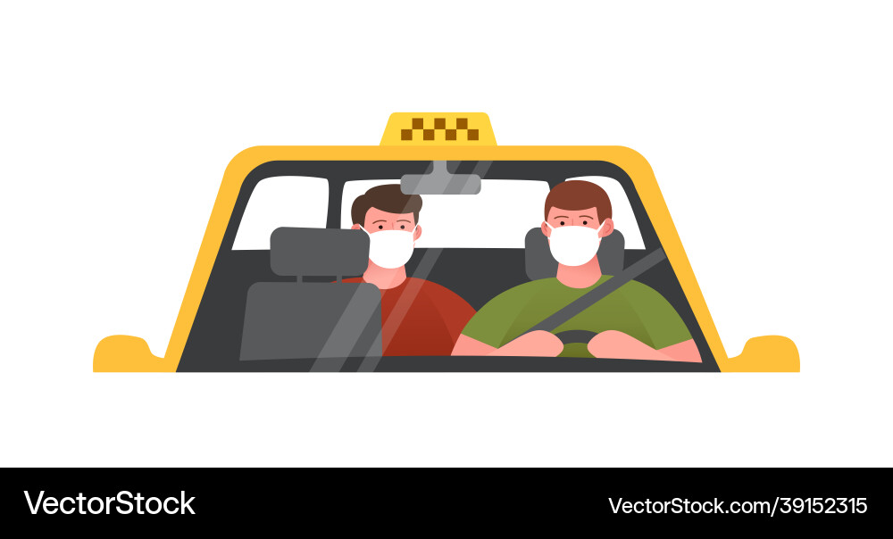 Driving school training car takes Royalty Free Vector Image