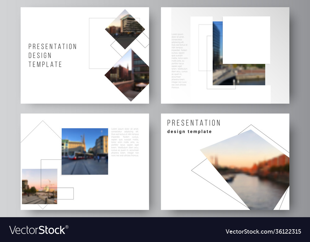 Layout presentation slides design Royalty Free Vector Image