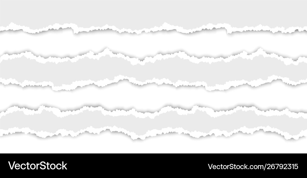 Ripped White Paper Texture