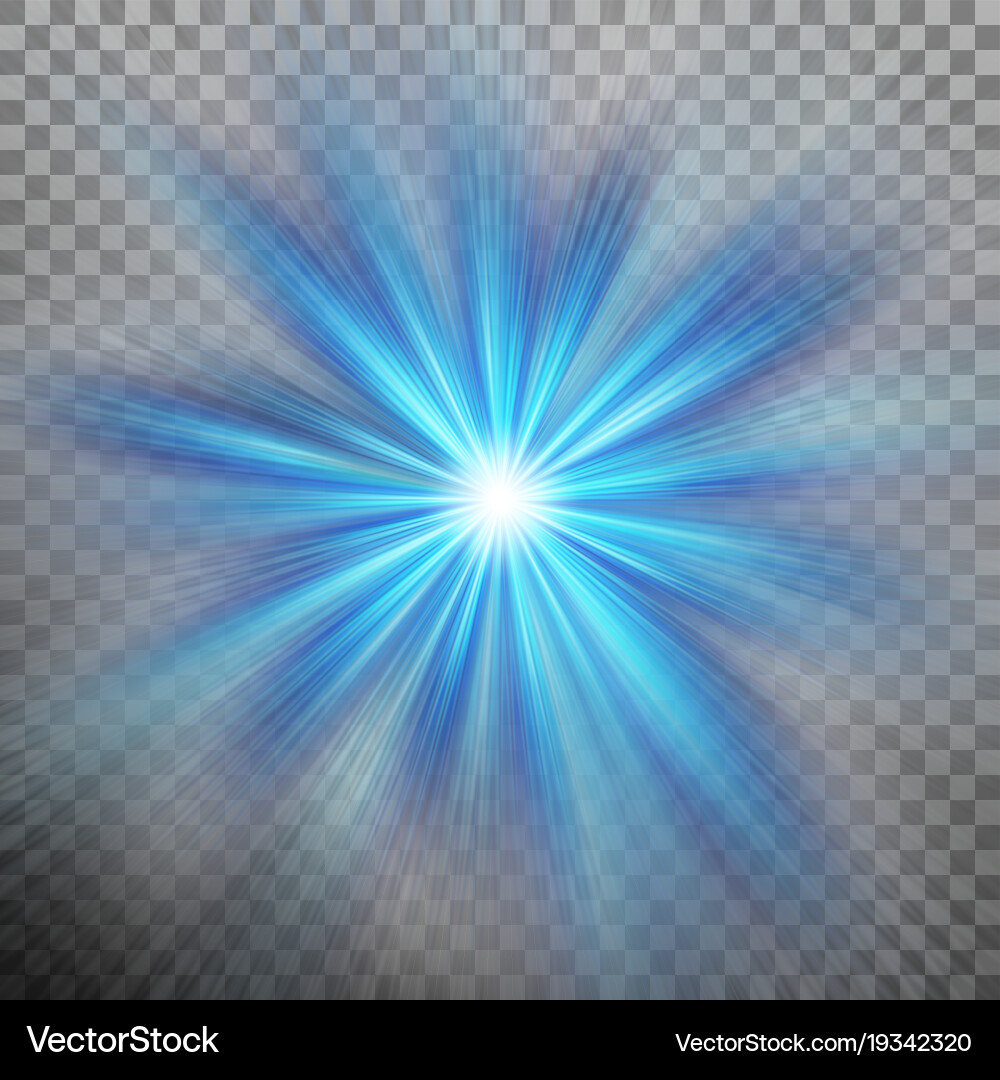 Abstract blue energy with a burst background eps Vector Image