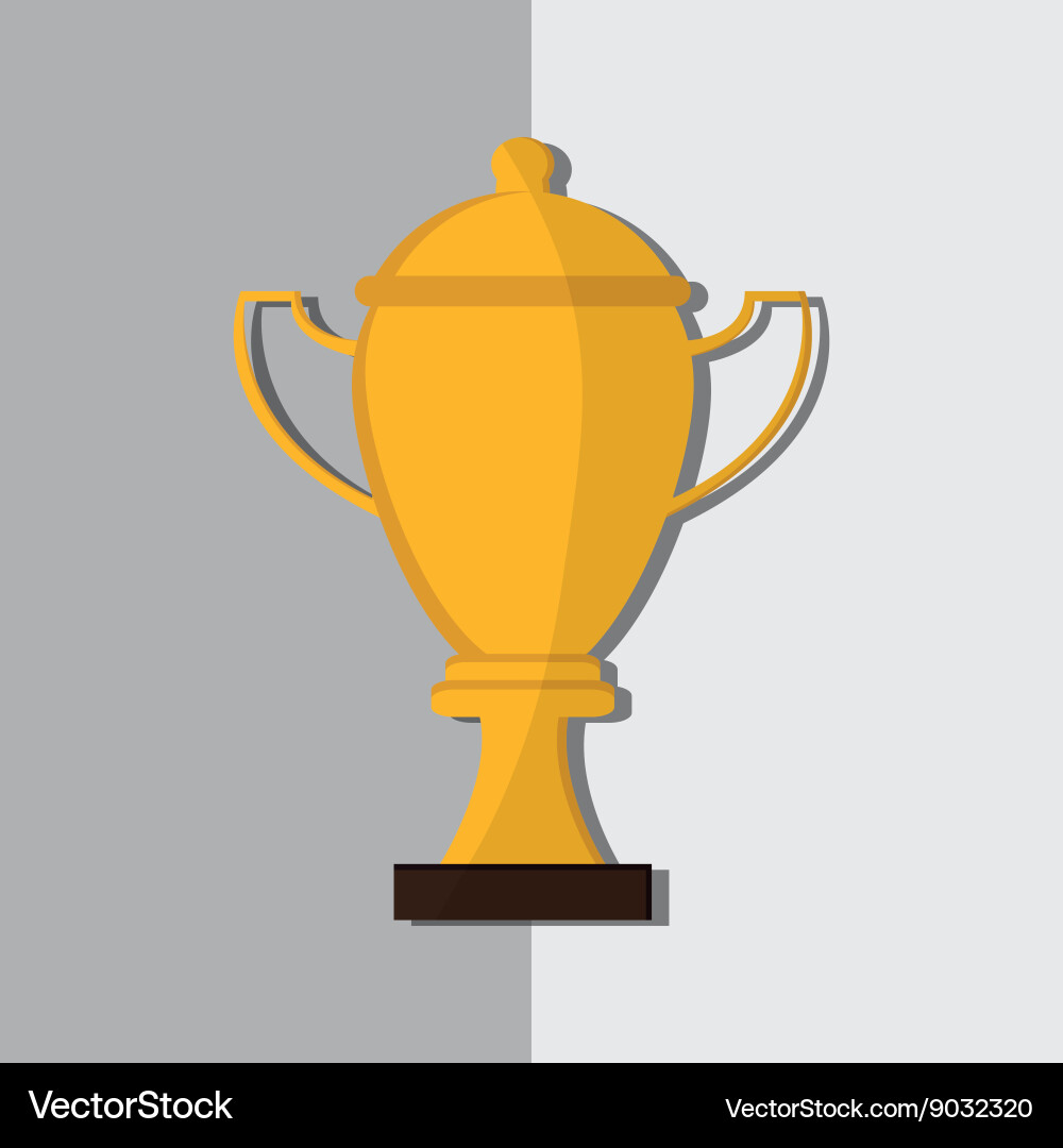 Champion design winner icon colorful Royalty Free Vector