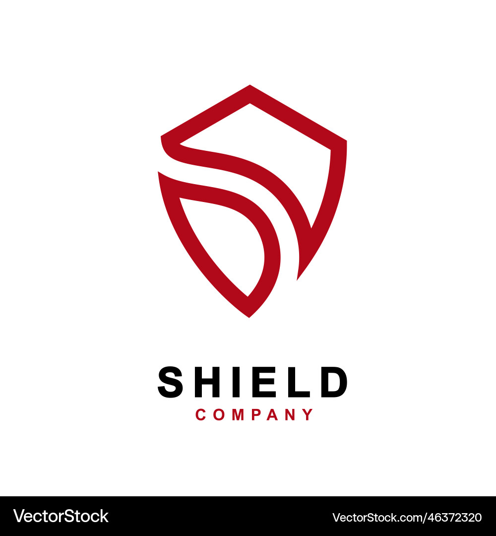 Creative letter s logo design with font and Vector Image