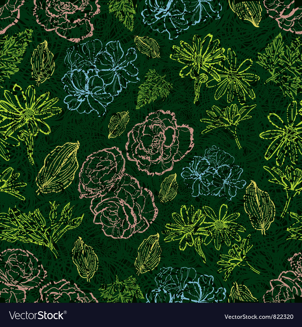 Seamless grunge pattern Royalty Free Vector Image