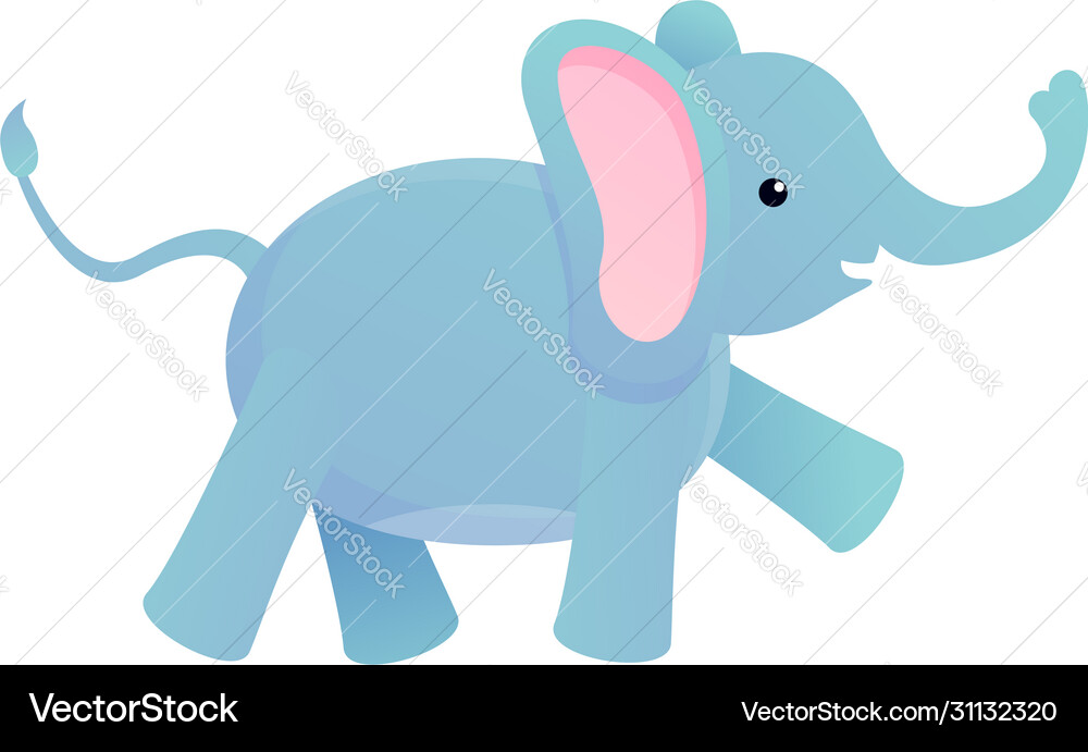 Happy Elephant Clip Art
