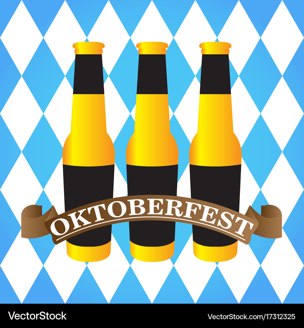 Oktoberfest graphic design Royalty Free Vector Image