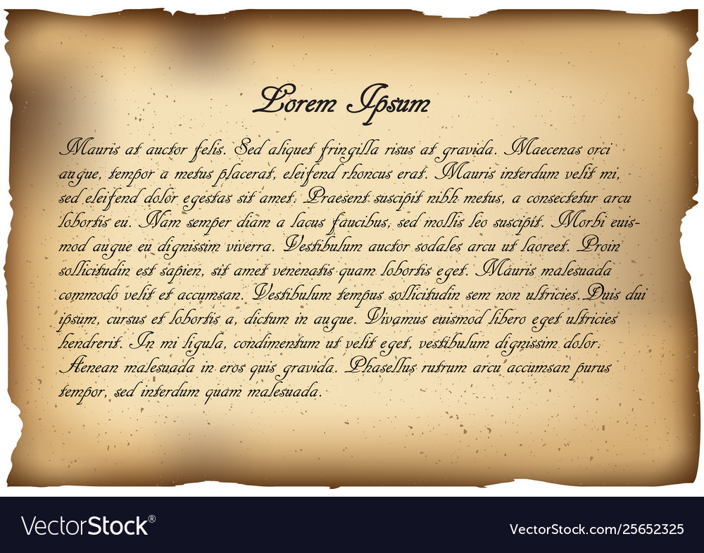 Old paper background with place for text Vector Image