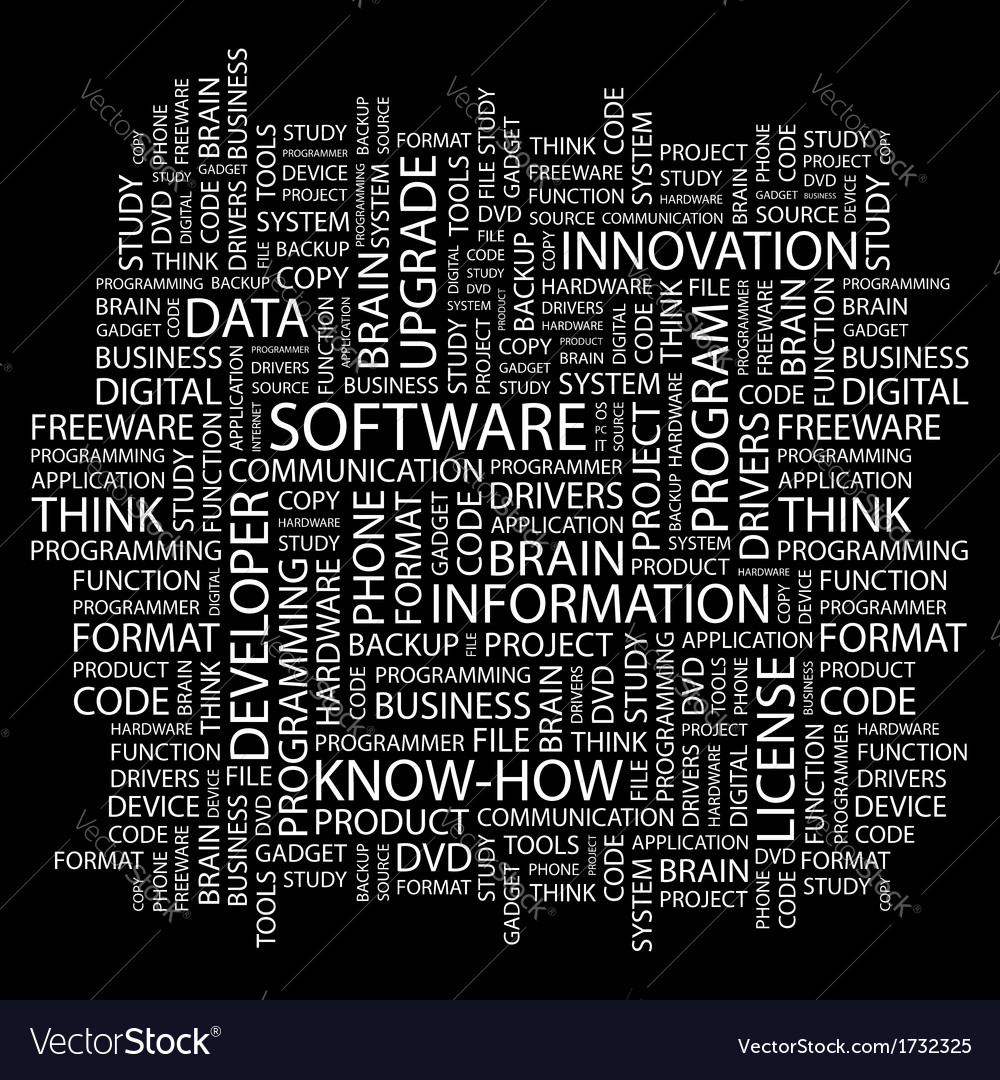 Software Royalty Free Vector Image - VectorStock