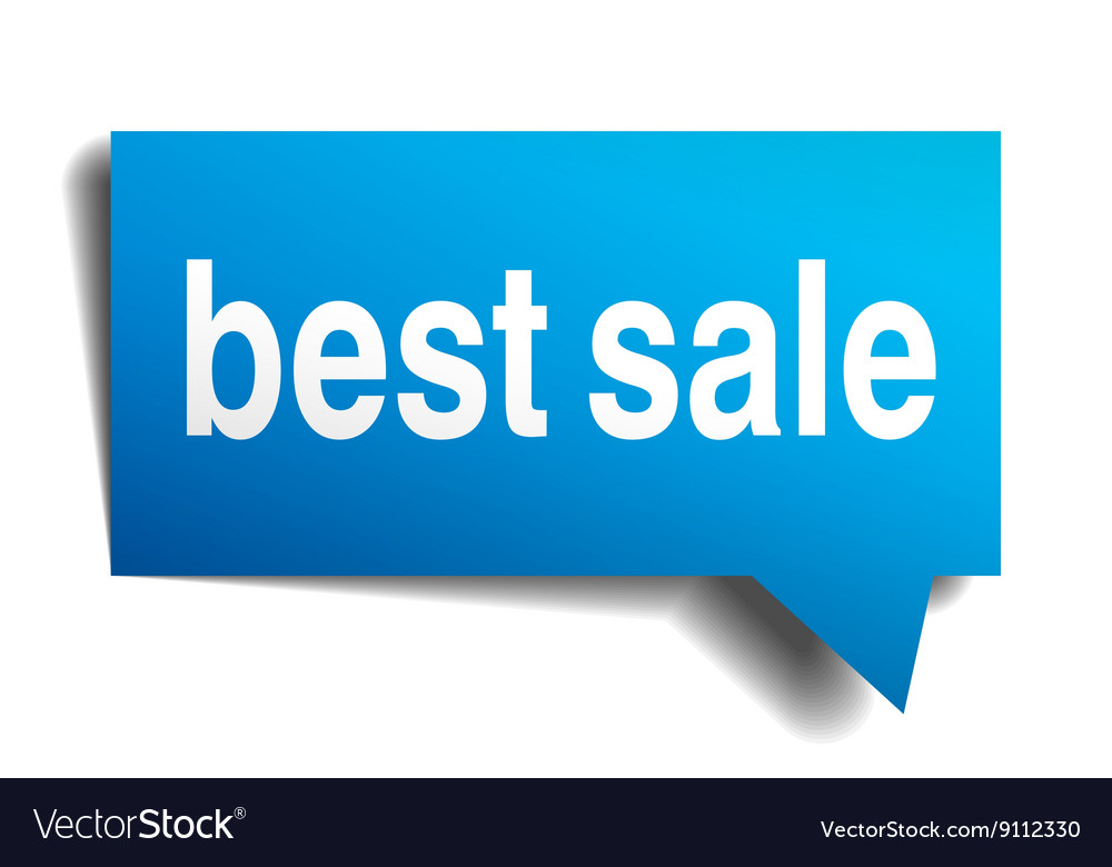 Blue 3d realistic paper speech bubble isolated Vector Image Blue 3d realistic paper speech bubble isolated Vector Image