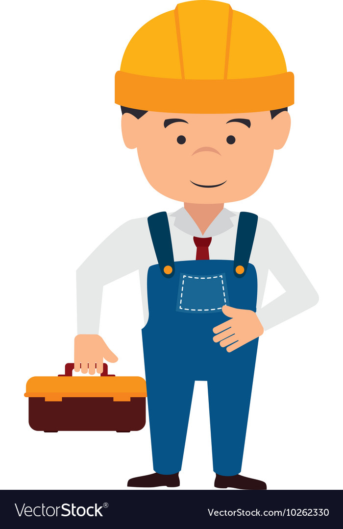 Builder construction worker Royalty Free Vector Image