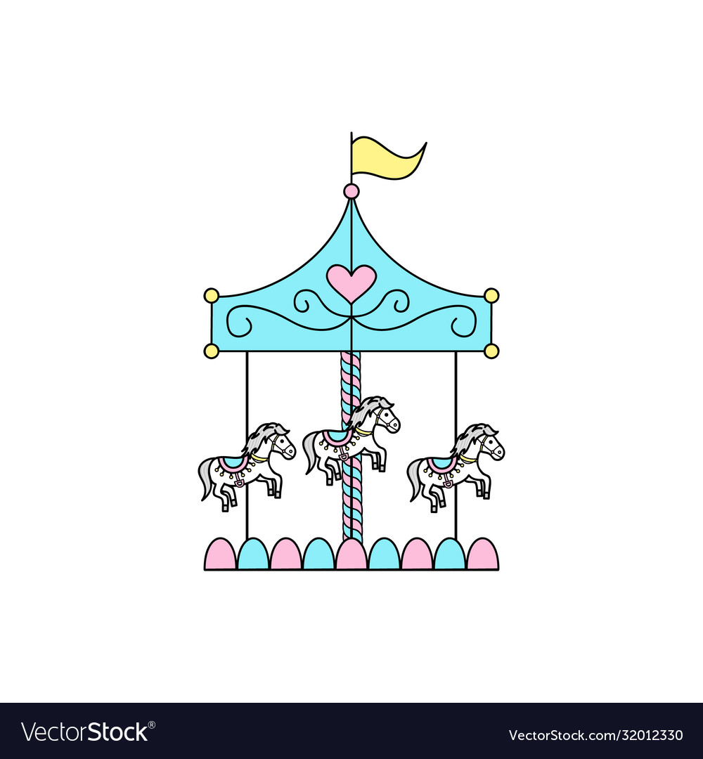 Carousel Royalty Free Vector Image - VectorStock